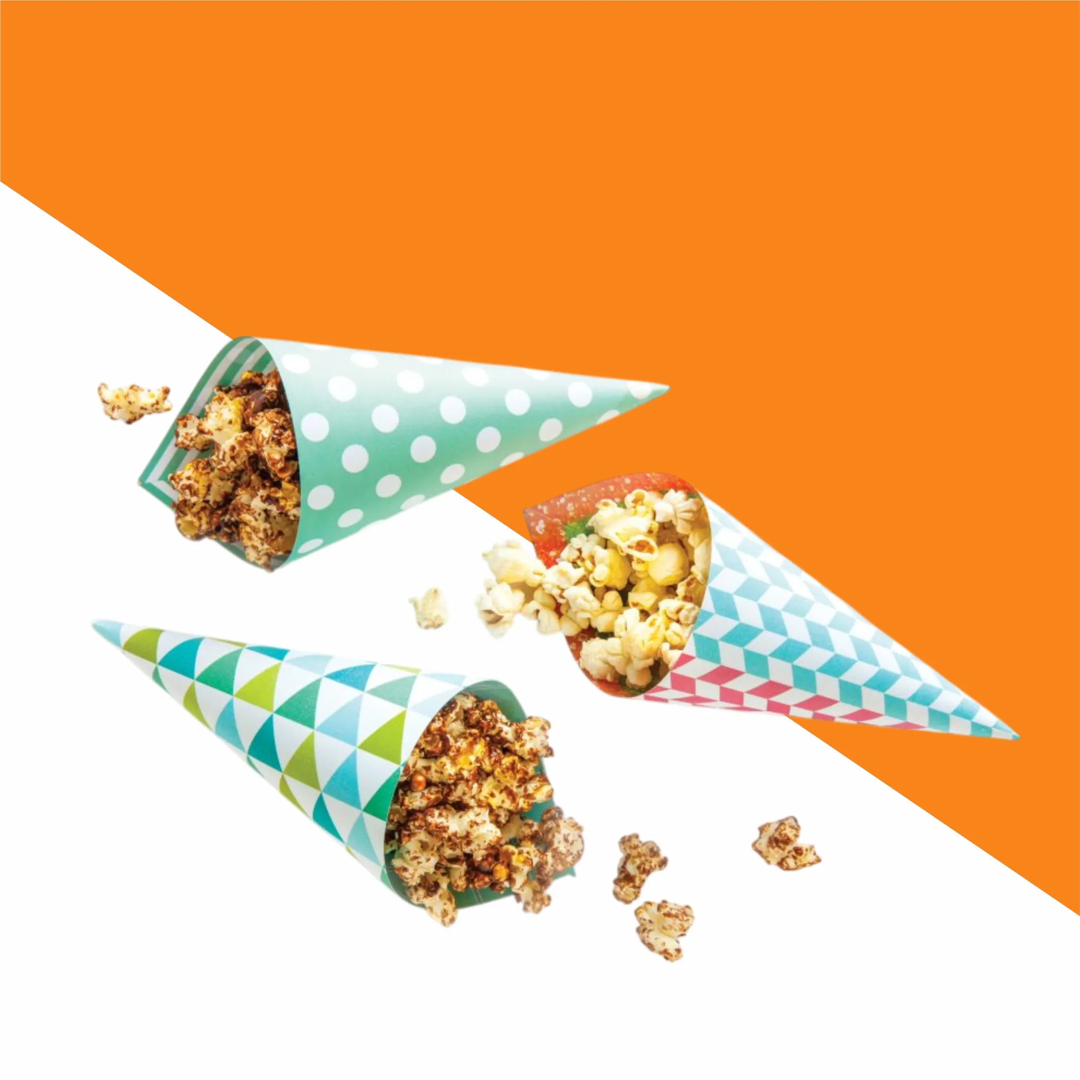 Popcorn Paper Cones - The Fast Packaging